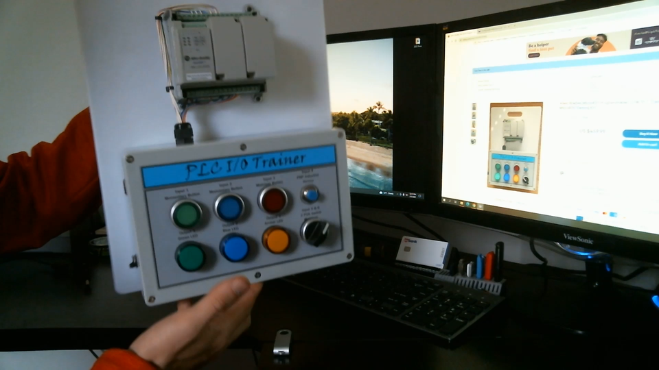 Allen-Bradley Micro820 Programmable PLC Trainer – Micro800 Training Kit ...