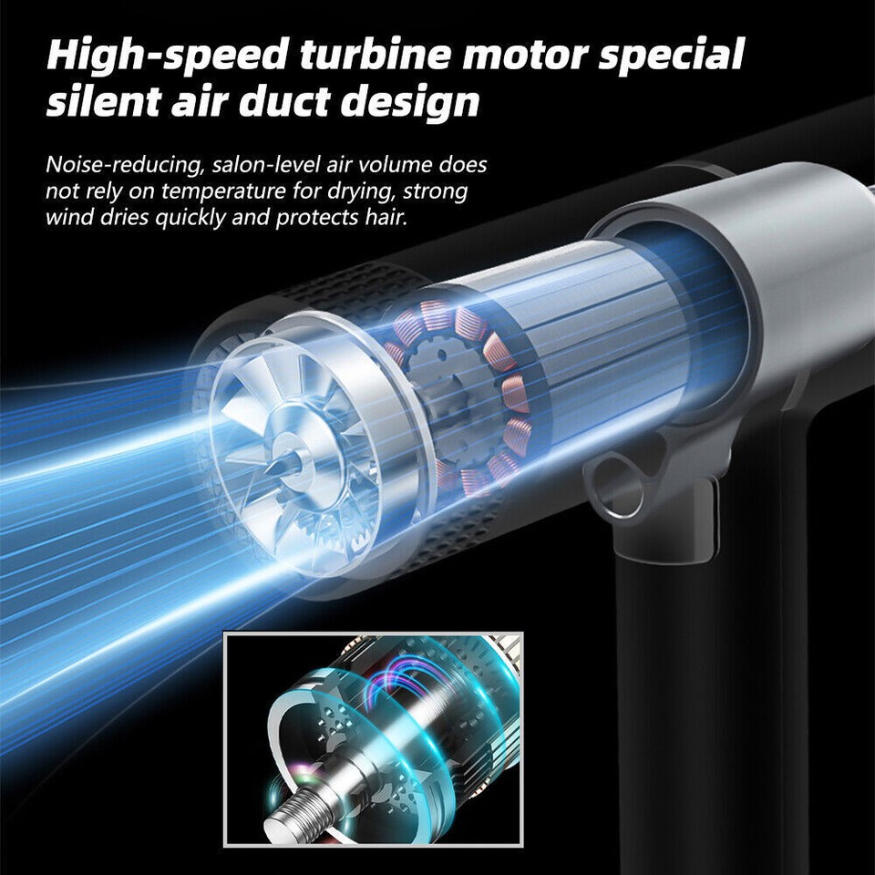 Hair Dryer Blower Professional Negative Ionic Blow Fan Styler Hair ...