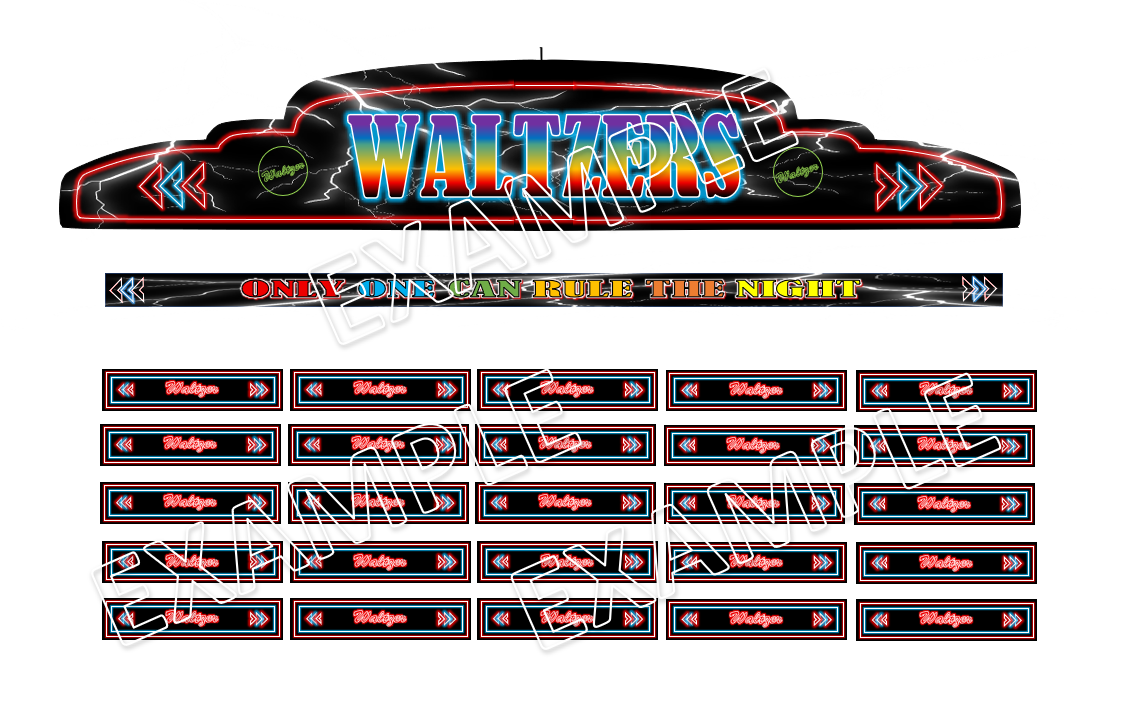 FunFair Fairground Decal Kit for DAPR Waltzer 1:50 Scale - Modern ...