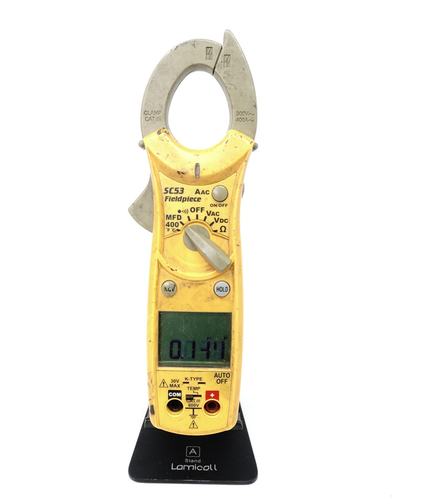 Fieldpiece SC53. Compact Clamp Meter - NEEDS BACK COVER | eBay