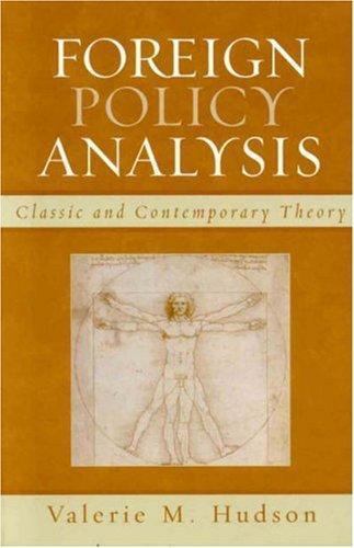 Foreign Policy Analysis : Classic and Contemporary Theory by Valerie M ...