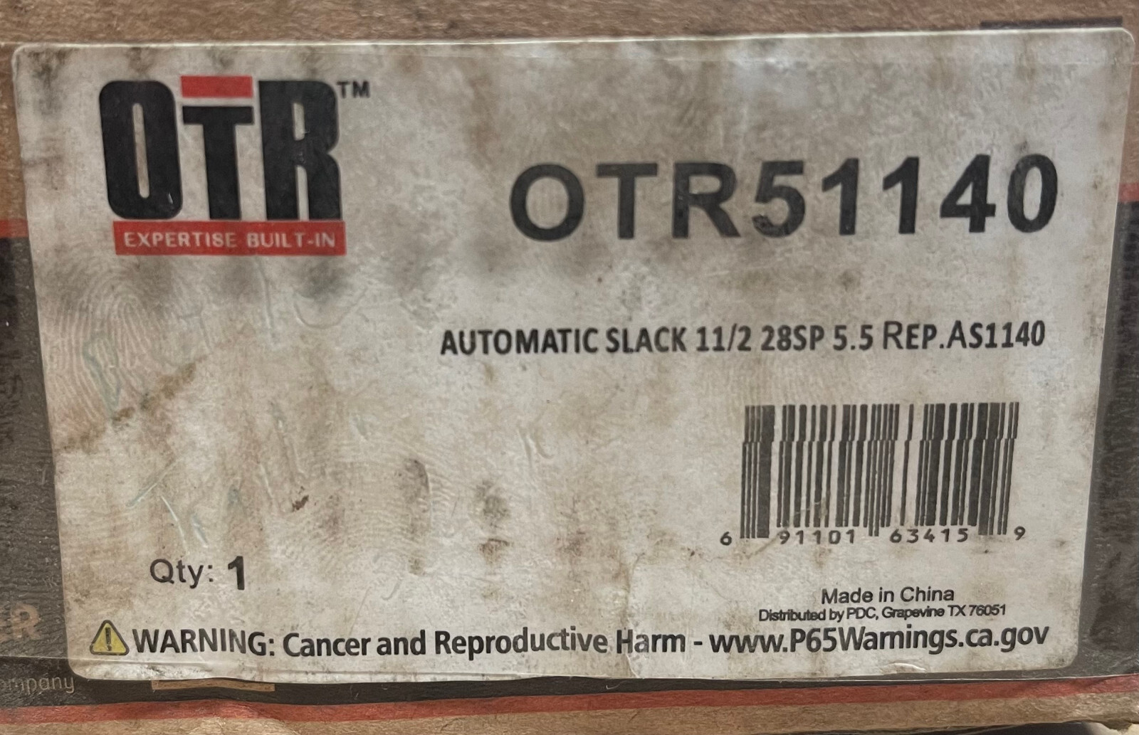 OTR 1.5” Cam / 28 Spline/ 5.5” Automatic Slack Adjuster with Clevis ...