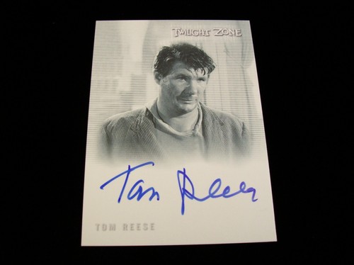 Twilight Zone Autograph Card A-100 Tom Reese as The Intruder in The ...