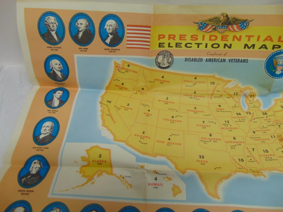 Electoral College Map Presidential Election Of 1816