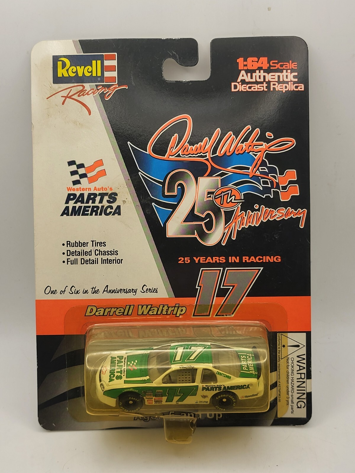 Revell Racing Darrell Waltrip #17 Parts America White/ Green Car 1:64 ...