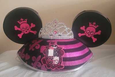 Disney Parks Pirate Princess Minnie Mouse Ears Hats With Crown Tiara | eBay