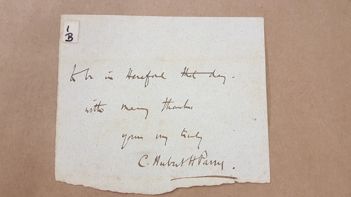 1st Baronet Charles Hubert Hastings Parry