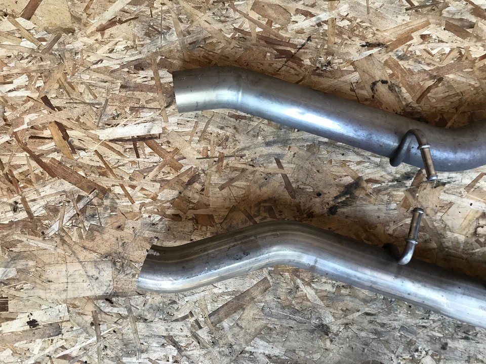 MERCEDES W212 E63 MED PIPE EXHAUST MUFFLER PIPE SET OEM 40K | eBay