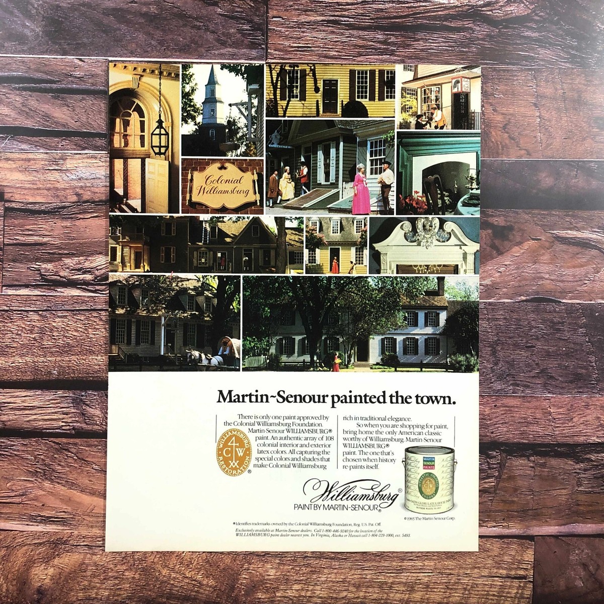 Martin Senour Williamsburg Exterior Paints Vintage Martin Senour