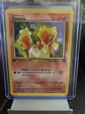 1st Edition Ponyta 64/82 - Team Rocket - Pokemon Card - Near Mint (NM ...