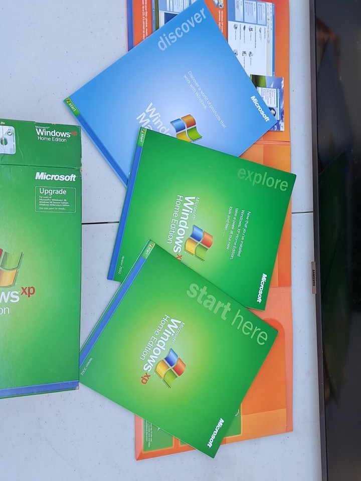 Microsoft Windows XP Home Edition Upgrade 2002 With Product Key Code | eBay