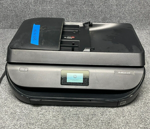 HP Wireless Officejet 5258 All-in-One Inkjet Printer in Black W/O Power ...