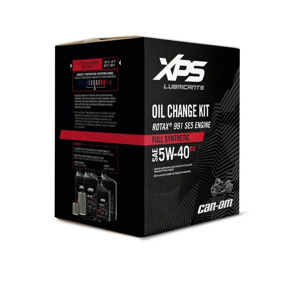 Can-Am Full Syn XPS Oil Change Kit 4T 5W40 SPYDER 991 (SE5) Engine PN ...