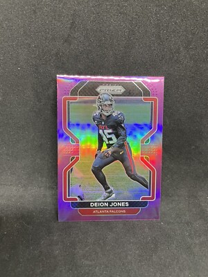 2021 Panini Prizm Football Deion Jones Purple SP Card #/125 Atlanta ...