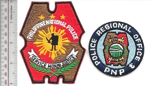 Philippines National Police PNP Region 3 Left & Right Shoulder Patches ...