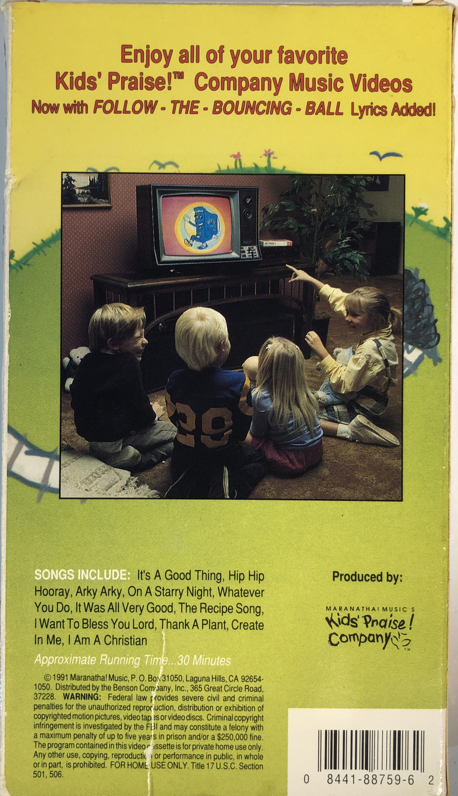 Sing A Long Express Volume 1(VHS 1991)Kids Praise Company-TESTED-RARE ...