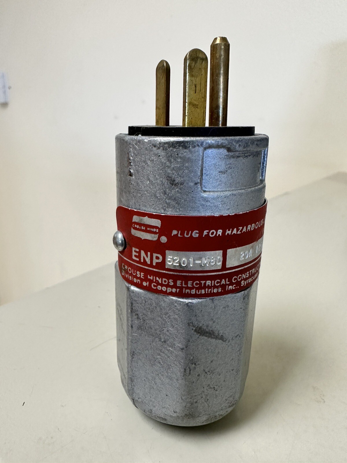 Crouse-Hinds ENP 5201-m80 Plug 20a 125v for sale online | eBay