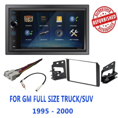 REFURBISHED DUAL XVM296BT Car Stereo Radio Dash Kit for 1995-2000 GM C ...