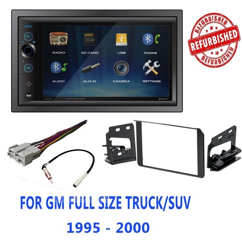 REFURBISHED DUAL XVM296BT Car Stereo Radio Dash Kit for 1995-2000 GM C ...