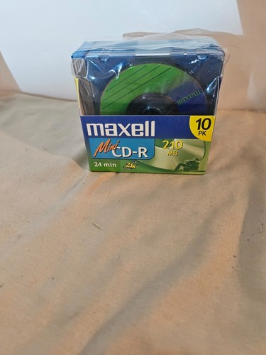 MAXELL 7Pack of Mini CD-R Discs - 210 MB / 24 Min open pack of 7 | eBay