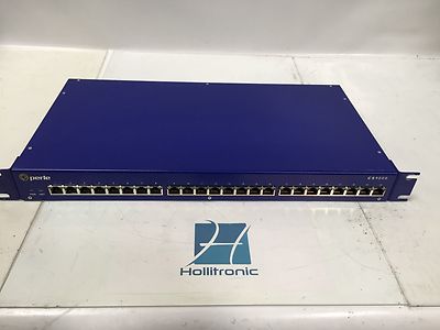 Perle 1102510-33 Console Server 24 Port Blue Case w/rack ears | eBay