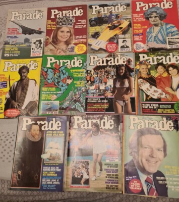 PARADE MAGAZINE 1978 ,11 ISSUES | eBay Australia