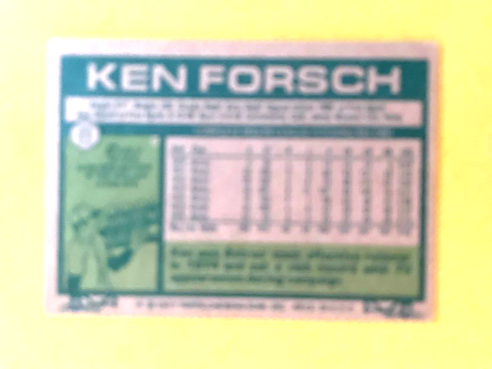 1977 TOPPS # 21 KEN FORSCH C | eBay