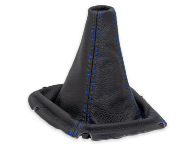 FOR SUBARU IMPREZA 2 GD 01-05 GEAR SHIFT BOOT GAITER LEATHER STITCHING ...