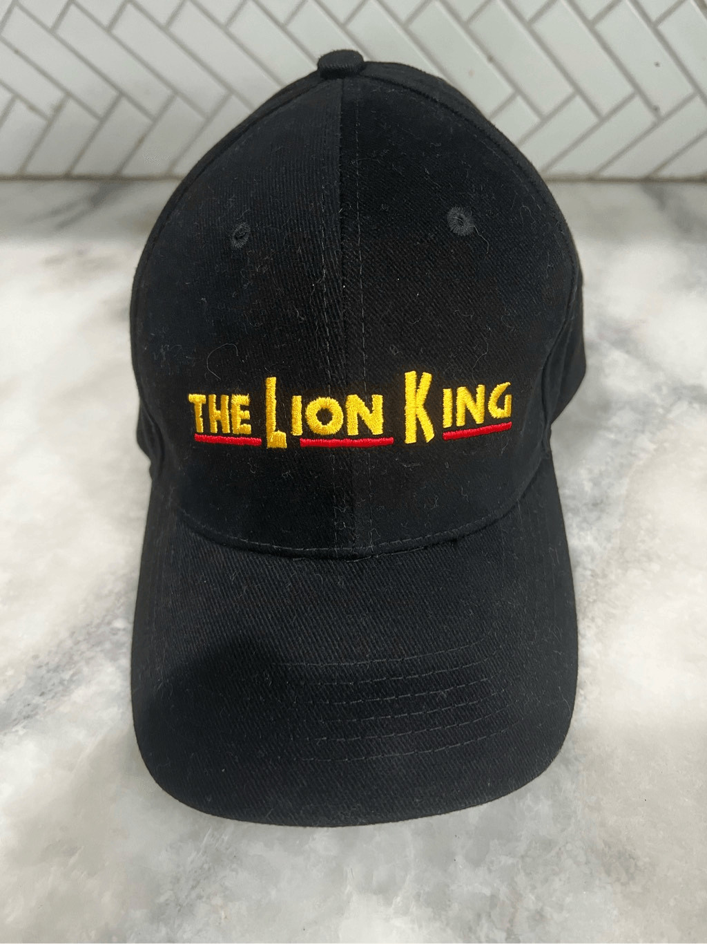 THE LION KING DISNEY NEW GENUINE Black Cap Hat Embroi… - Gem