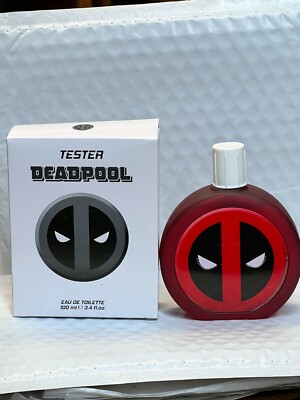 DEADPOOL COLOGNE SPRAY FOR BOYS-3.4 OZ/100 ML EDT SPRAY IN WHITE TESTER ...