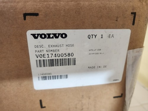 Volvo VOE17400580 17400580 Exhaust Hose OEM Box for sale online | eBay