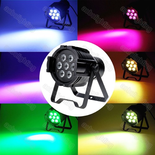 7x10W LED Par Light High Bright RGBW 4in1 Par Stage Lighting DJ Disco ...