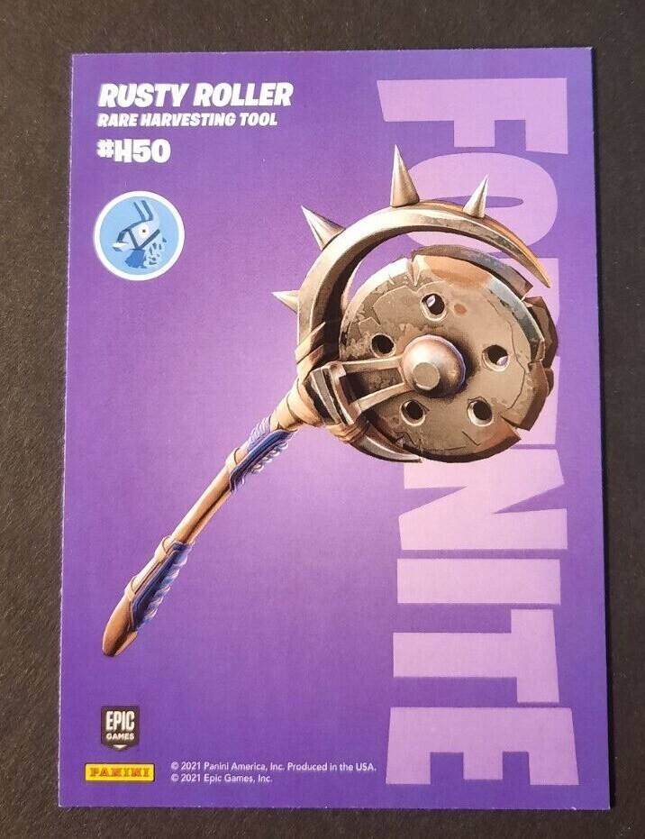 2021 Fortnite Series 3 RIPE RIPPERS/RUSTY ROLLER Rare Harvesting Tool ...