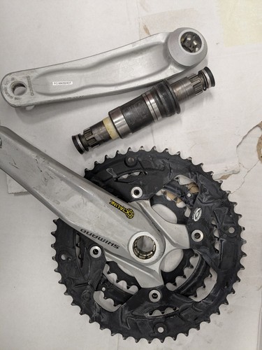 Shimano FC-M431 Octalink Crankset 175mm 48/38/26t 104/64 BCD w/bottom ...