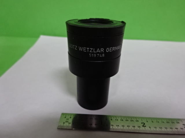 MICROSCOPE PART LEITZ GERMANY 519748 EYEPIECE 10X/18 OCULAR OPTICS AS ...