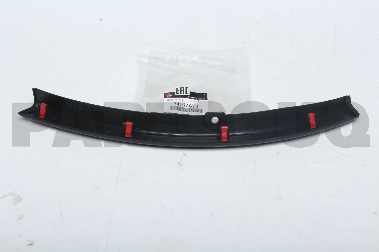 7407A673 Genuine Mitsubishi MOULDING FR BUMPER L | eBay