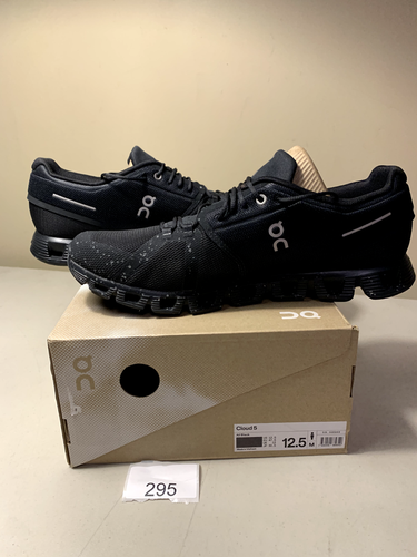 Size 12.5 - On Cloud 5 All Black - 59-98986 for sale online | eBay