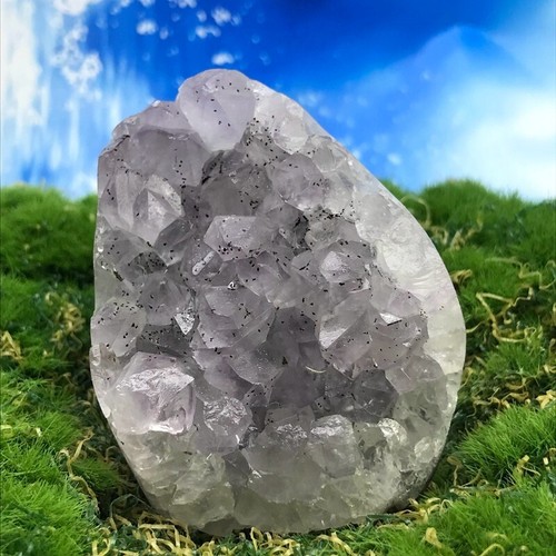 170G Rare Natural Amethyst Geode Quartz Crystal Mineral Specimen ...