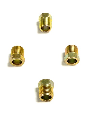 Inverted Flare Tube Nuts For 5/16 " Tube, 1/2"-20 Threads (Pack of 4 ...