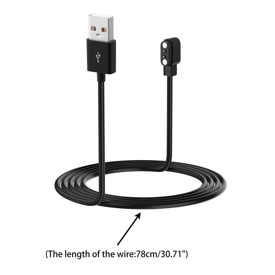 Universal 2-Pin USB Fasr Charging Cable Magnetic Charger For Smart ...
