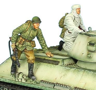 RUSSTAL030 - Russian Infantry Winter Tank Riders Set #1 - WWII - First ...
