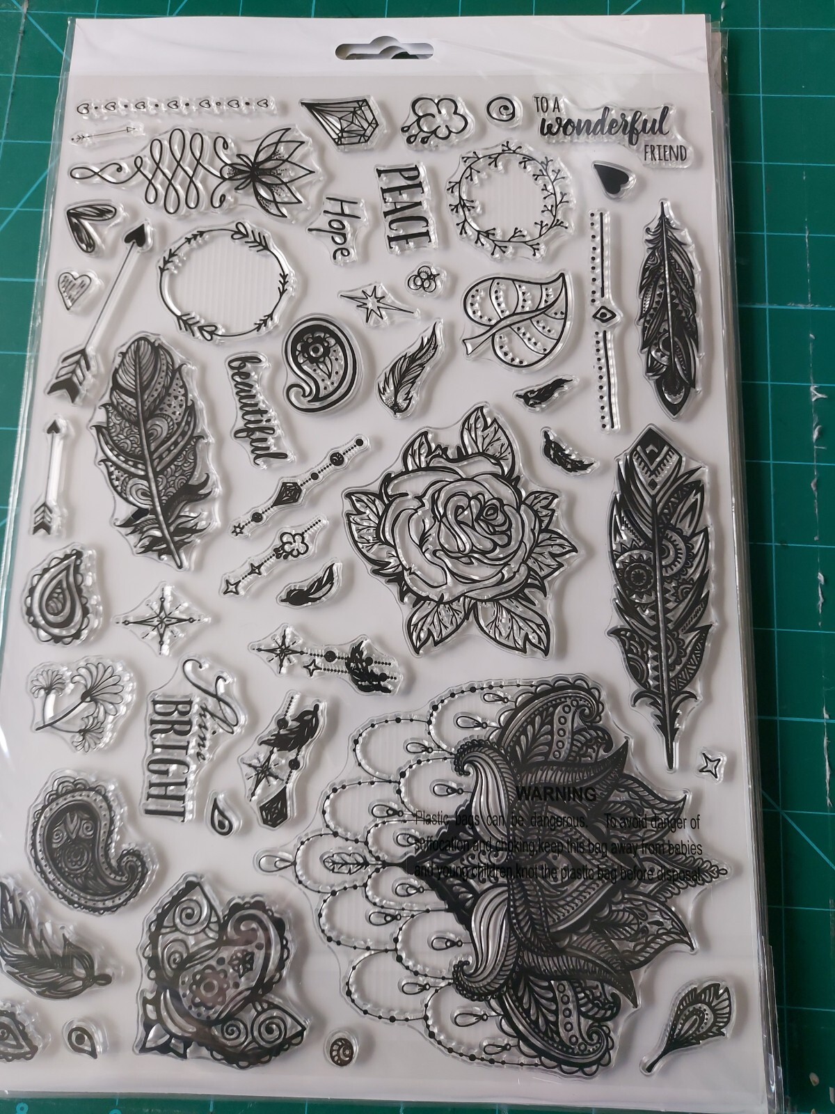 Rare Earth A4 Clear Stamp Set Free Spirit Brand New (464649) | eBay