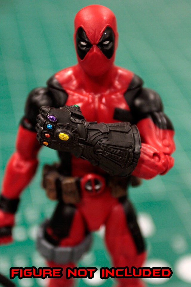 Custom Resin Cast Pool Gauntlet 1:12 scale Infinity stones DEADPOOL | eBay