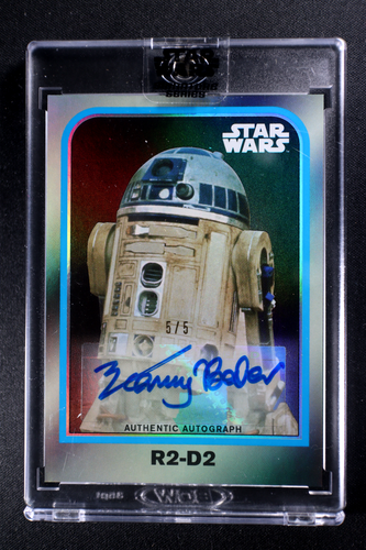 2022 Topps Star Wars Signature Series Variation Kenny Baker as R2-D2 ...