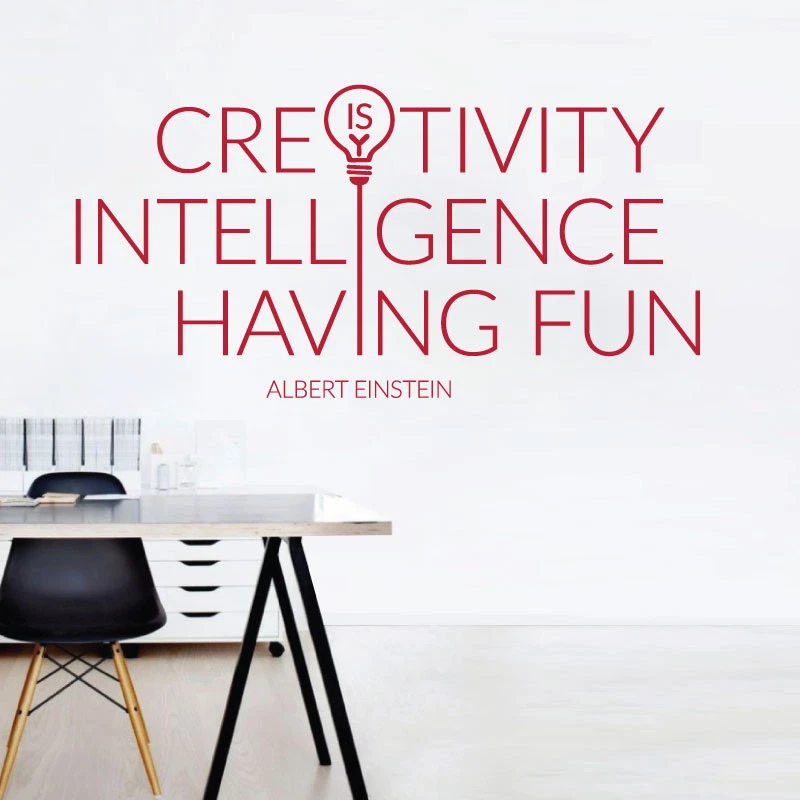 Creativity Is Intelligence Having Fun Albert Einstein