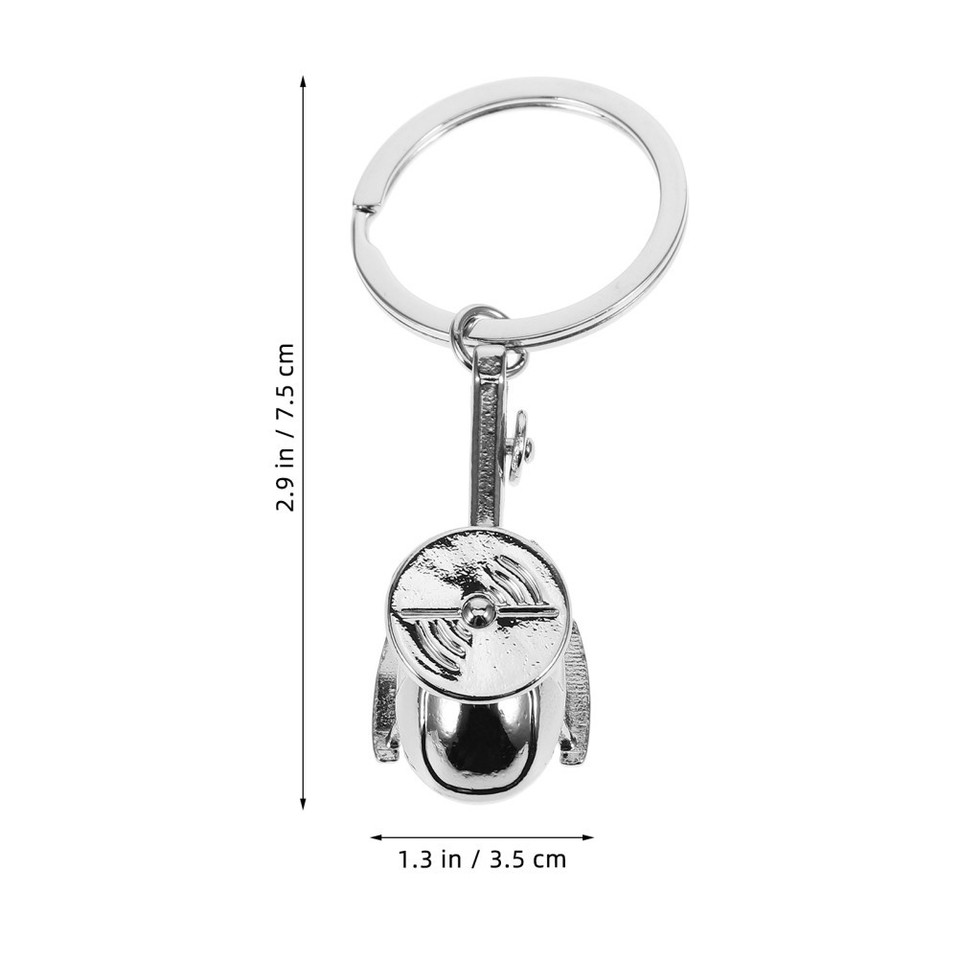 Helicopter Keychain Airplane Shaped Pendants Keyring Hanging Decor ...