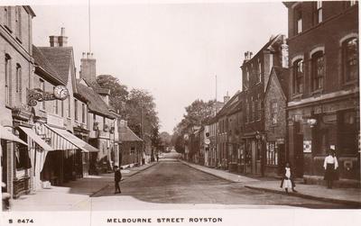 Melbourne Street Royston Post Office RP old pc used WHS Kingsway S6474 ...