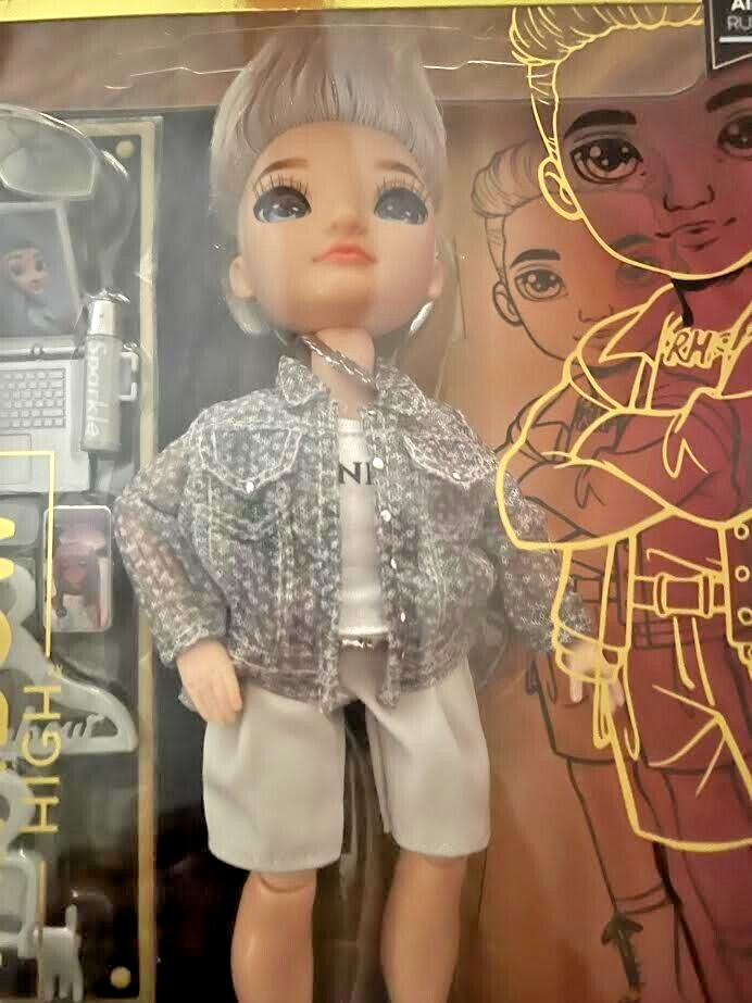 Rainbow High Aidan Russel - Purple Boy Fashion Doll, Outfit 10 ...