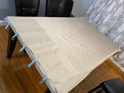 Peri Homeworks Collection Metallic Silver Loop Curtains Set (2 Panels ...