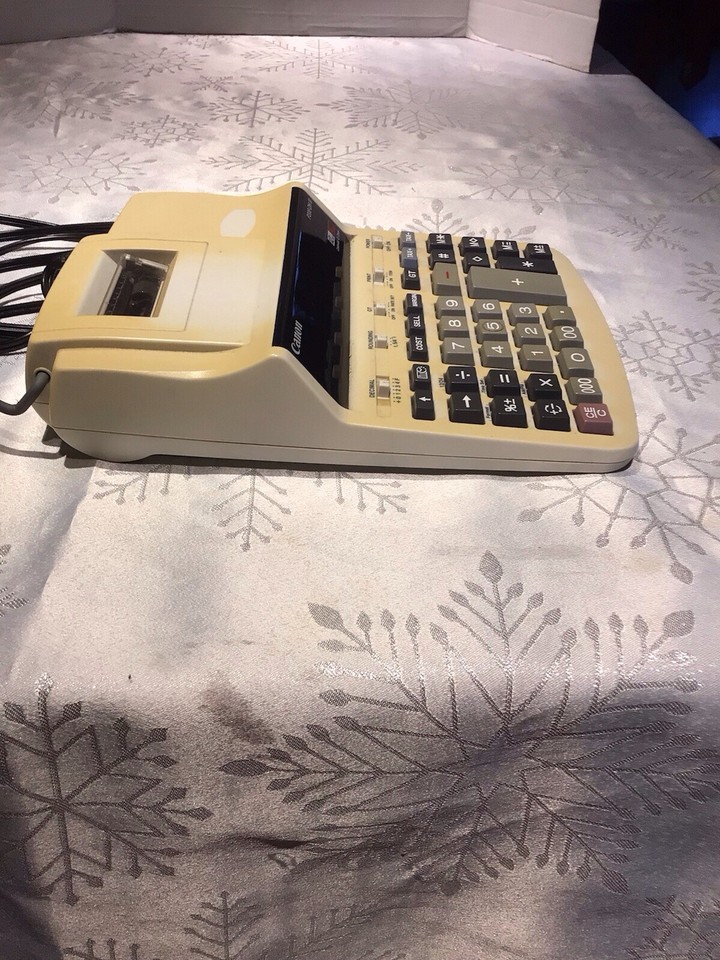 Canon P200-DH iii Office Calculator Adding Machine 2-Color Powered ...